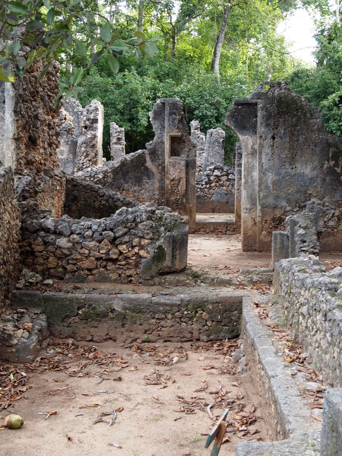 The Azanian Sea: Gedi Ruins, south of Malindi, Kenya Coast