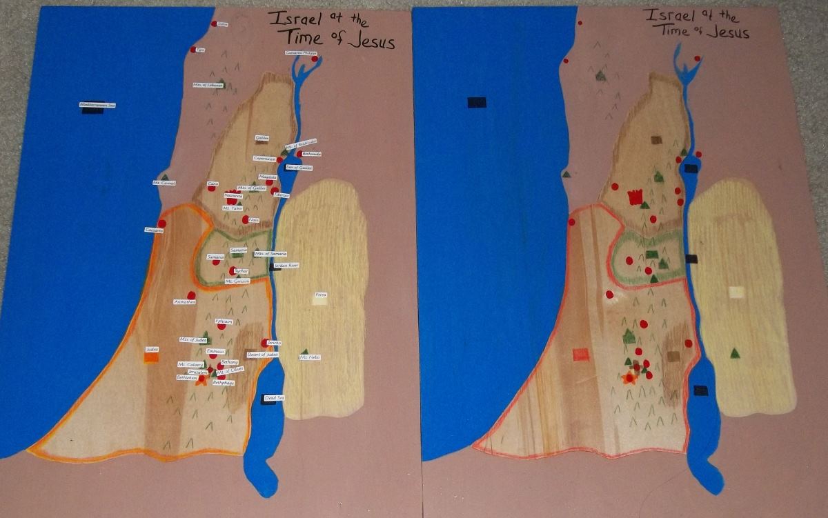 Seeking the Plan of God: Pin Maps of Israel