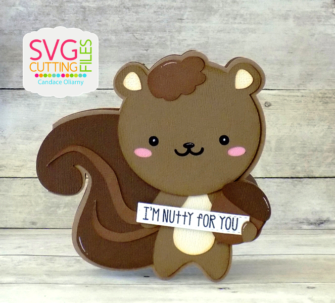 Candi O Designs: Chibi Squirrel with Nut