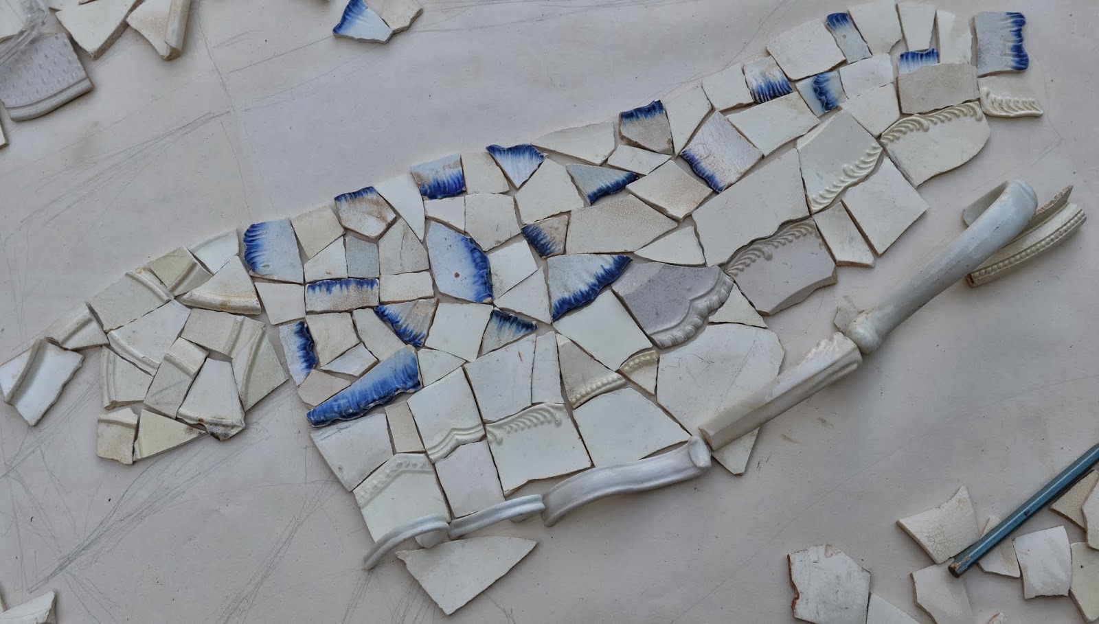 Mudlarking: Mudlarking Mosaic - the beginning