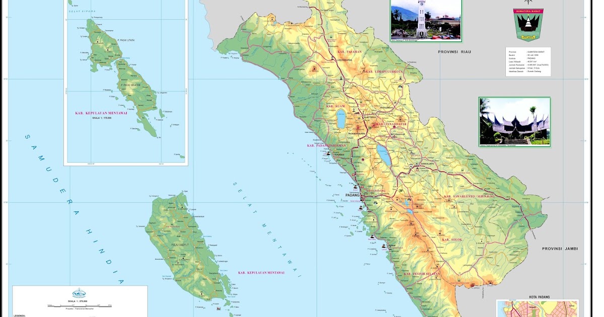 Peta Sumatera Barat -HD