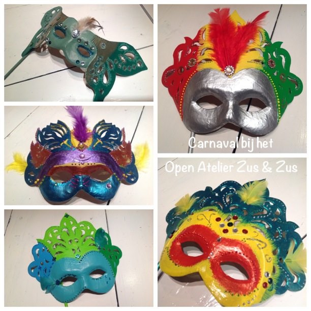 Zus & Zus: Open Atelier Carnavals maskers
