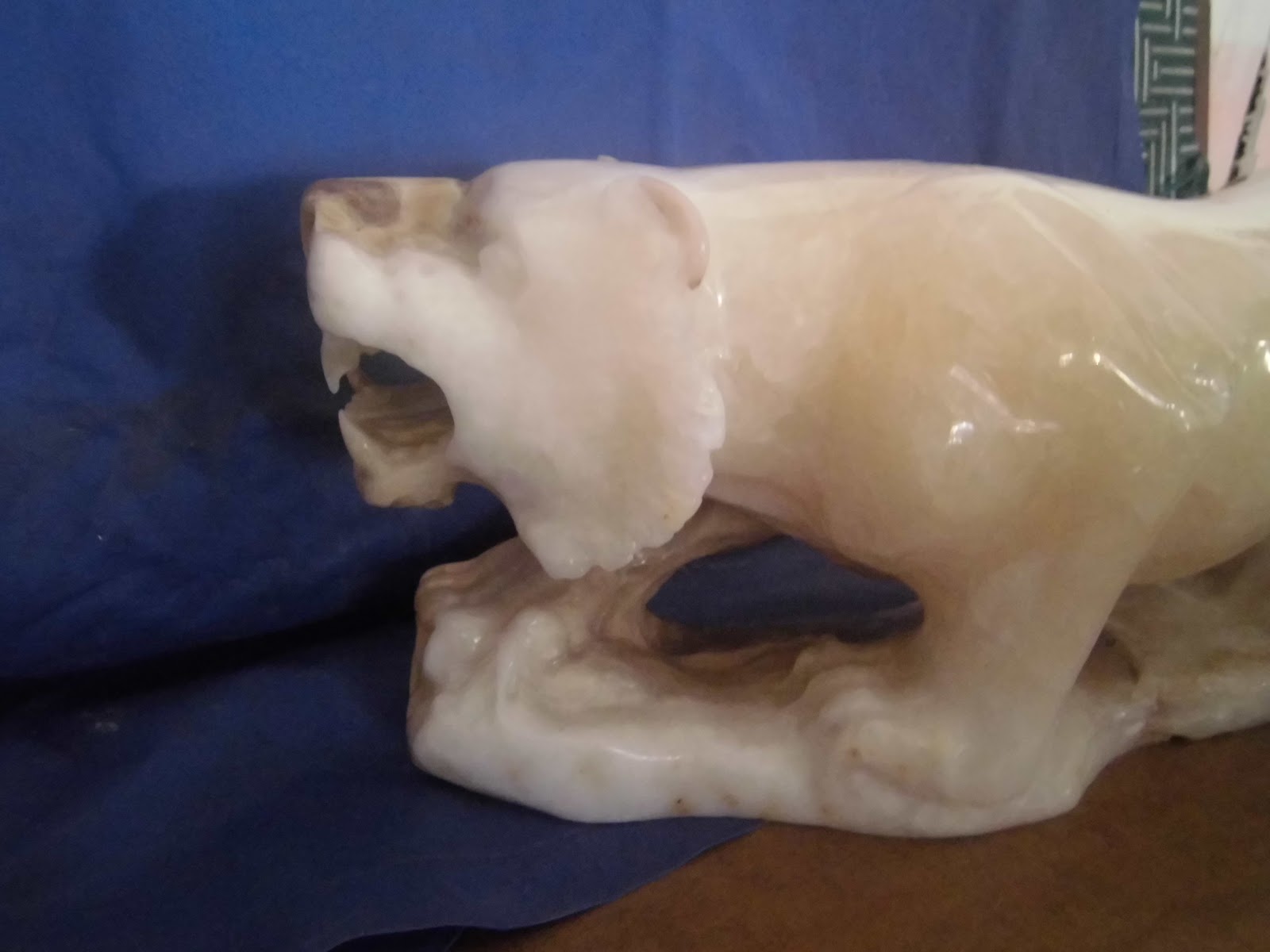 PATUNG HARIMAU ONIX,YANG INI UNTUK HIASAN MEJA DAN BUFET