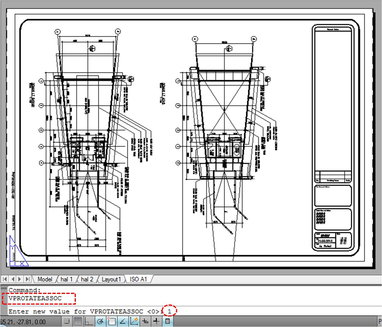 Yoga's Network: AutoCAD Tips 'n Tricks : Rotate View Layout