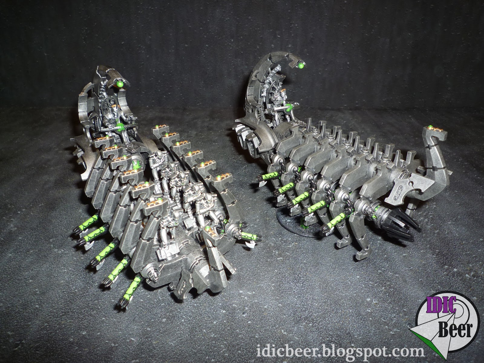 IDICBeer 40k: Necron Ghost/Doomsday Arks Painted (part 2)
