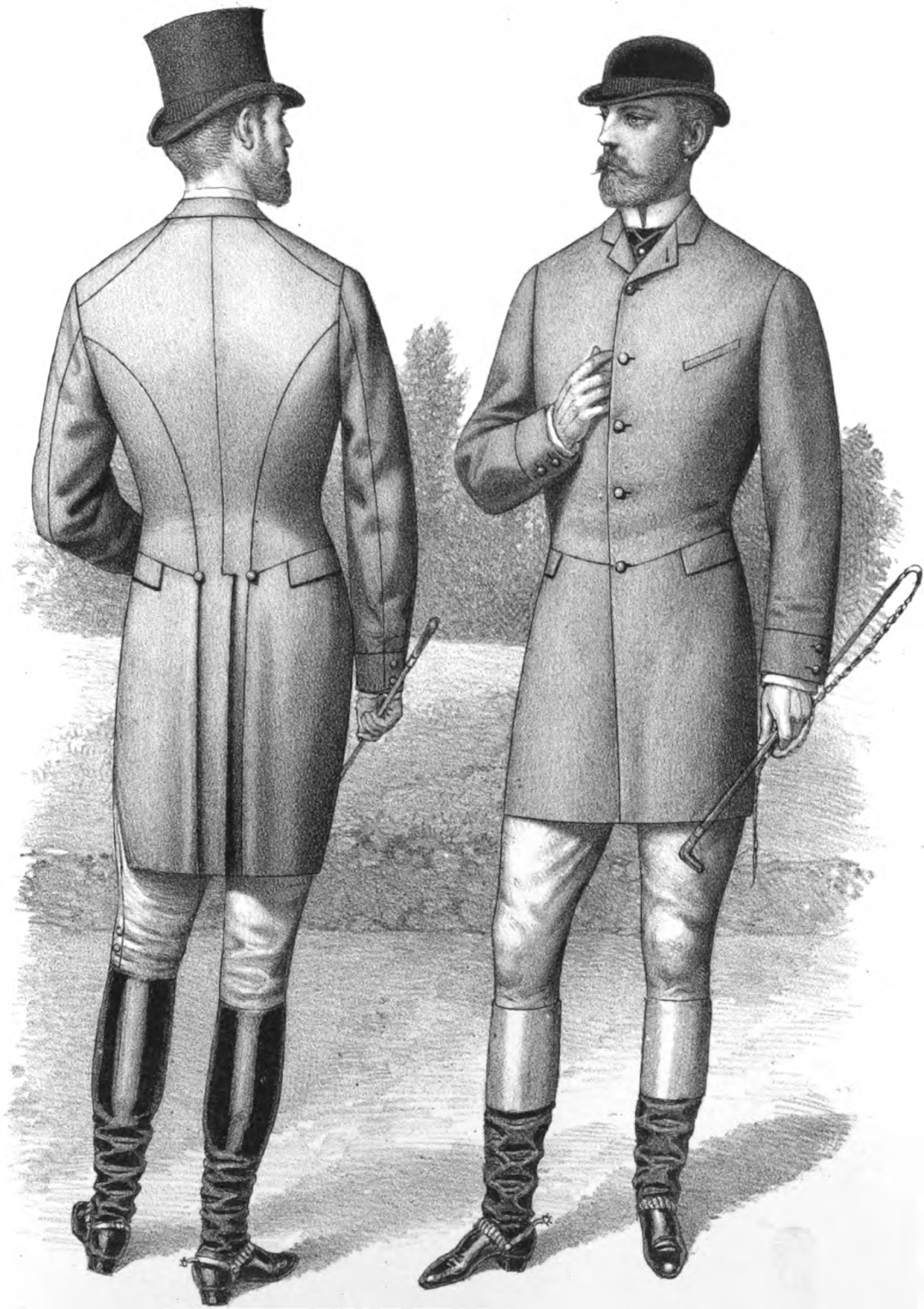 19th Century Historical Tidbits: 1882 Men's & Women's Fashions