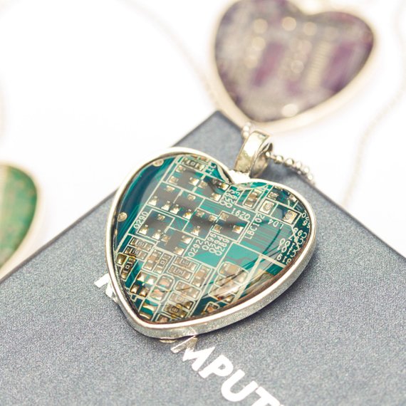 Recycled Computer Circuit Board Jewelry by Recomputing / The Beading Gem