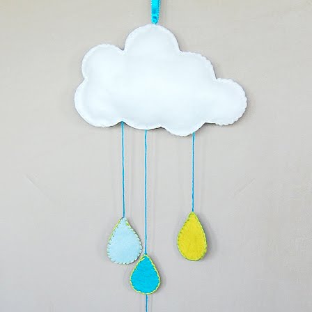 The Craftinomicon: Rain Cloud Mobile