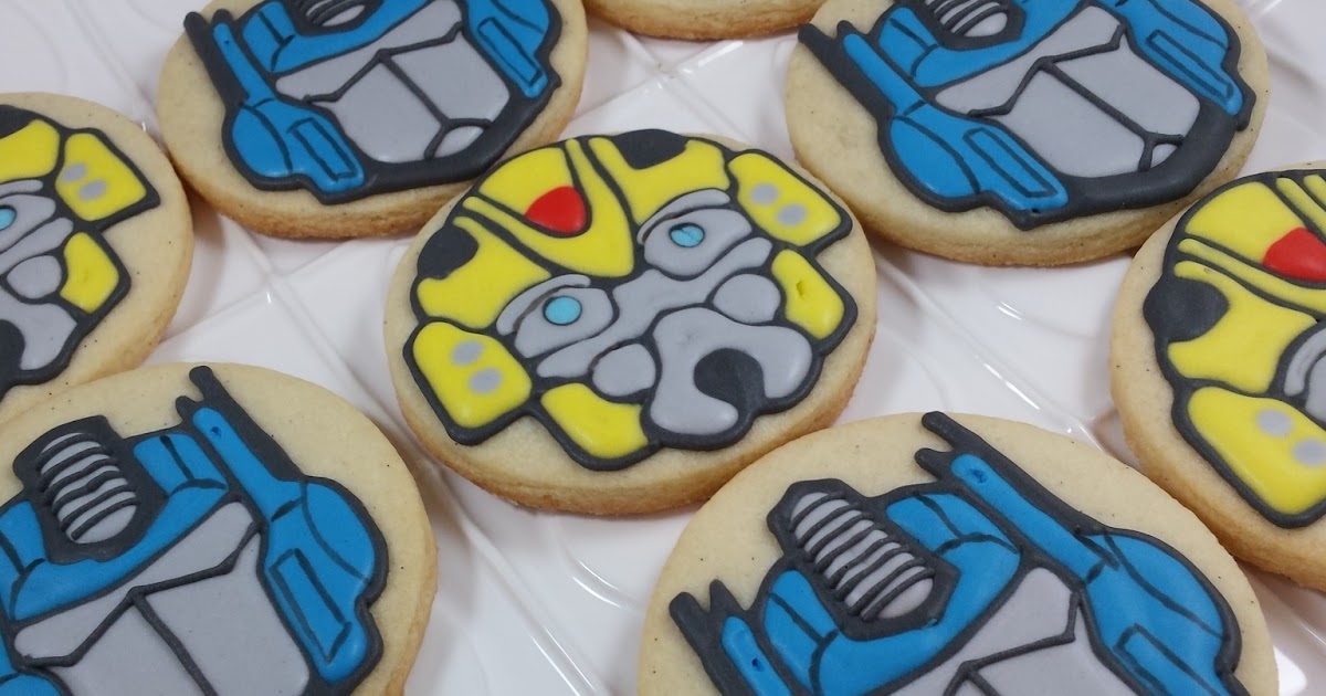 Sweet Handmade Cookies: Transformer Bumblebee Optimus Prime Cookies