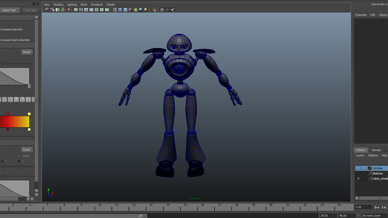 Jut's Blog: Maya - Robot