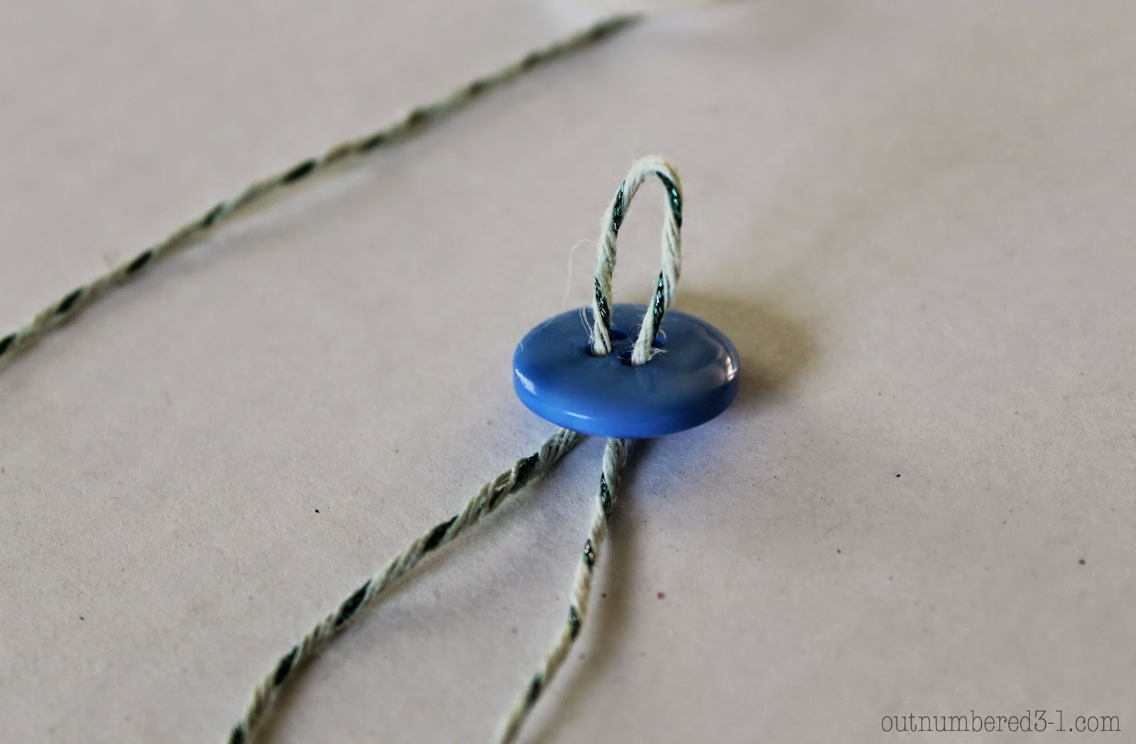 DIY Button Bracelets - Outnumbered 3 to 1