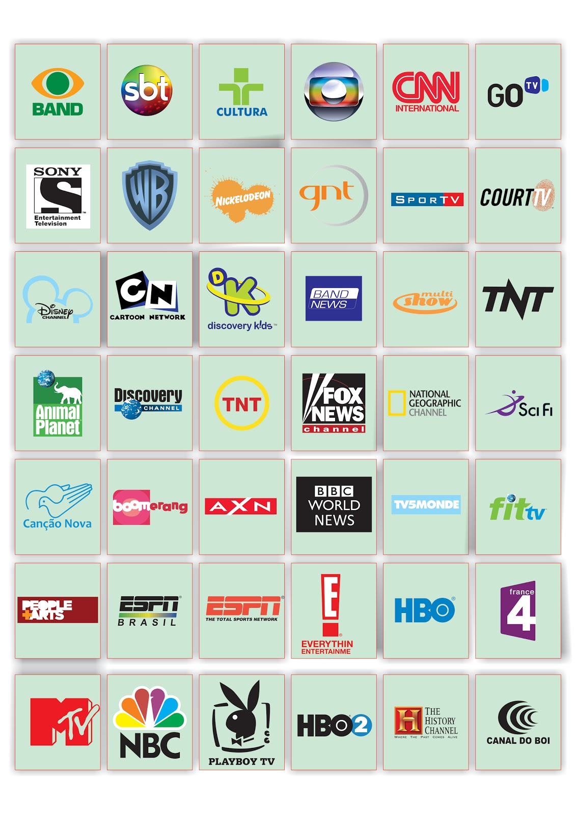 JESUS - O VETOR........: Emissoras TV - Logomarca - Logos - Corel ...