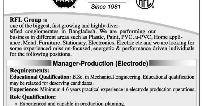 CAREER OF PRAN-RFL GROUP