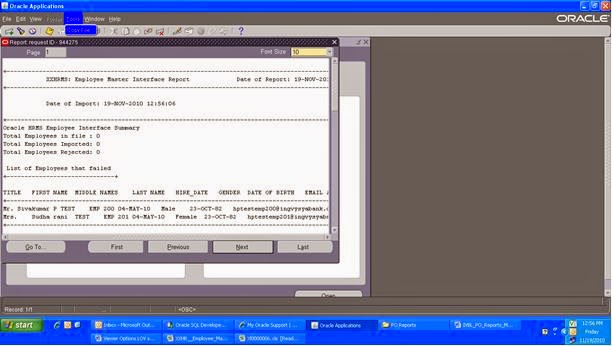 Oracle Applications Oracle Concurrent Program Viewer Options Lov Setup For Taking Text Format