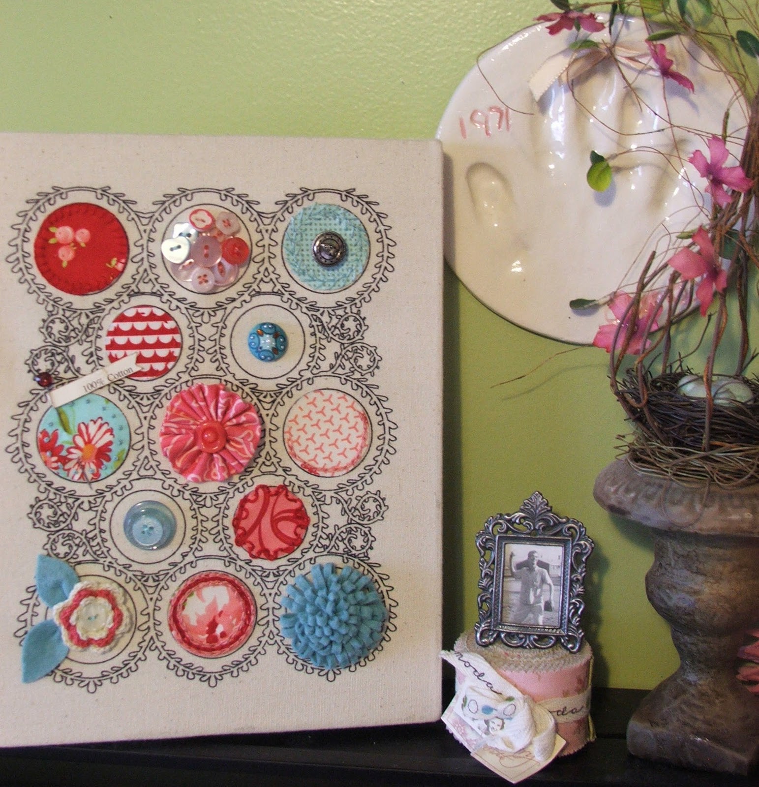 Pine Needles at Gardner Village: Basic Grey Canvas Sampler Boards