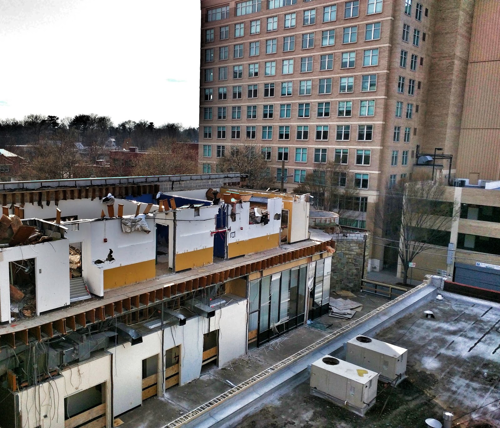 Robert Dyer @ Bethesda Row: Bethesda office building reduced to rubble ...