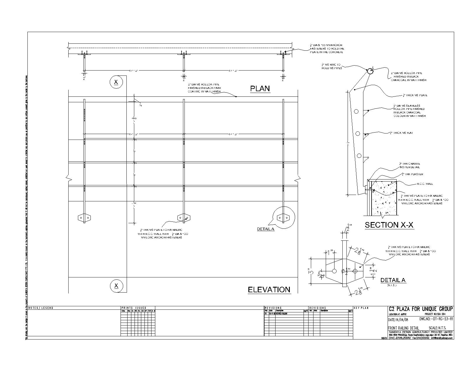 Sanidhya Design: Railing details