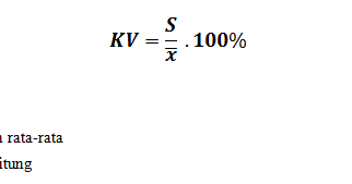 Assalamu'alaikum: KOEFISIEN VARIASI (Variabilitas)