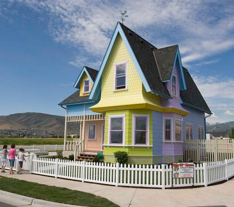 sunny side up: the 'up' house