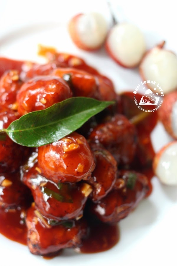 Nasi Lemak Lover: Lychee Pork 荔枝肉