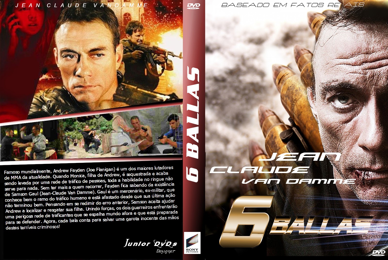 Capas Filmes Ação: 6 Balas