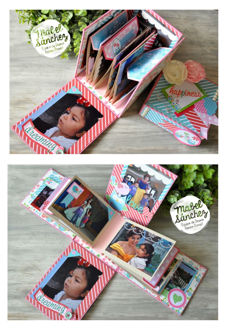 Piensa Scrap: RETO MAYO! Explosion Box Mini Álbum!!