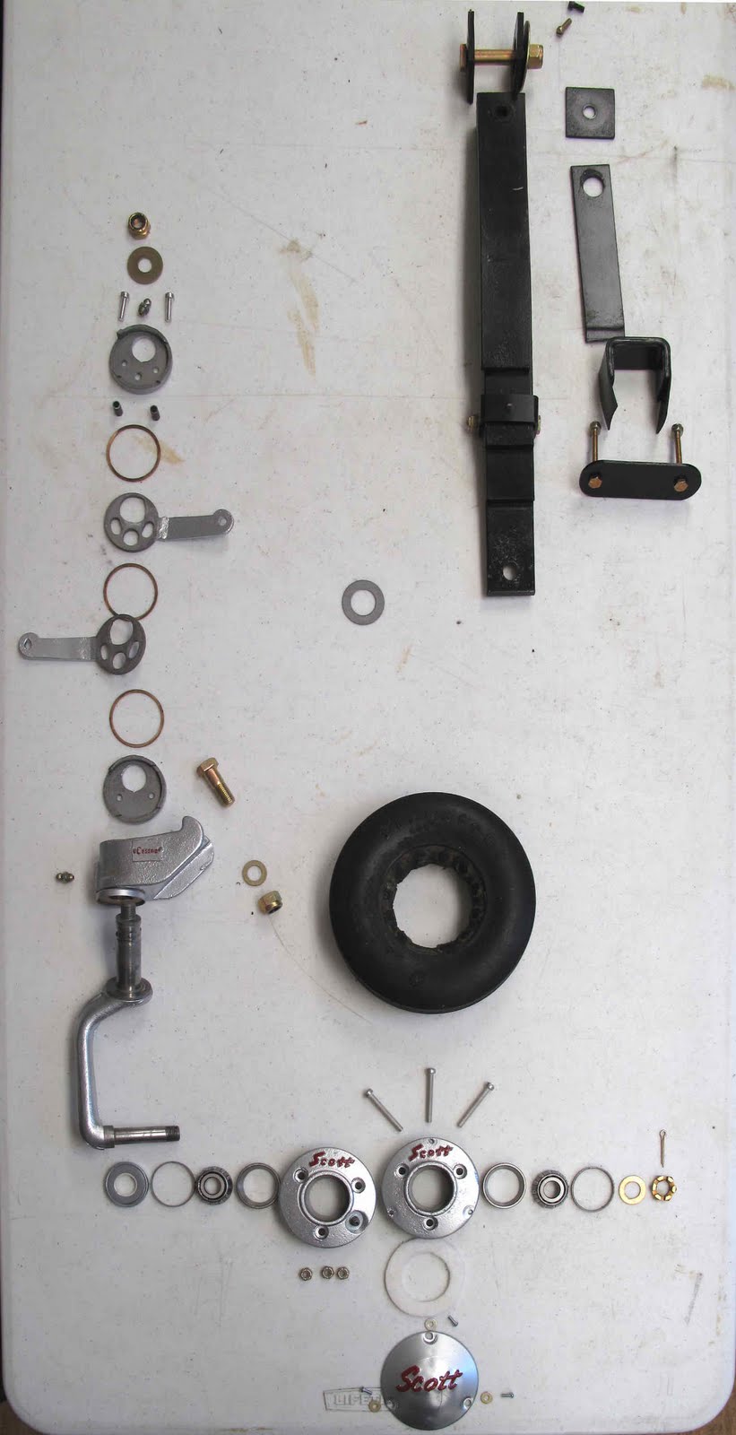 Cessna 140 Rebirth: Tailwheel Details