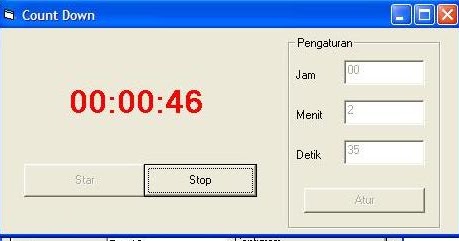Cara Membuat Aplikasi Hitung Mundur di VB 6.0 - Situs Pendidikan Masa ...