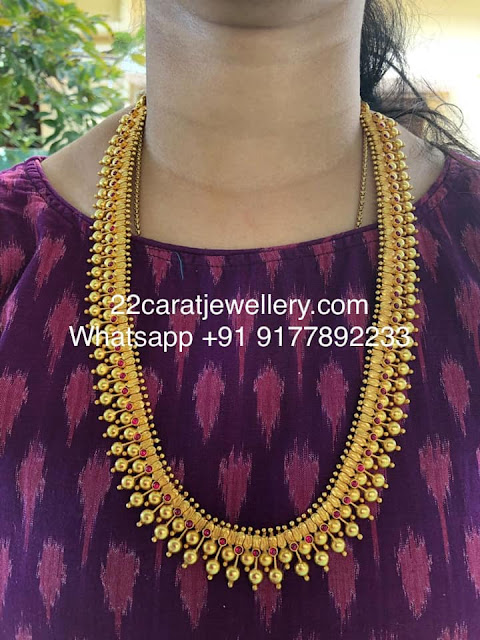 Traditional Silver Haram Designs - Jewellery Designs