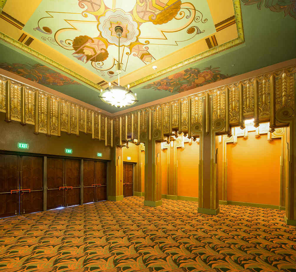 Los Angeles Theatres: Wiltern Theatre: lobby areas