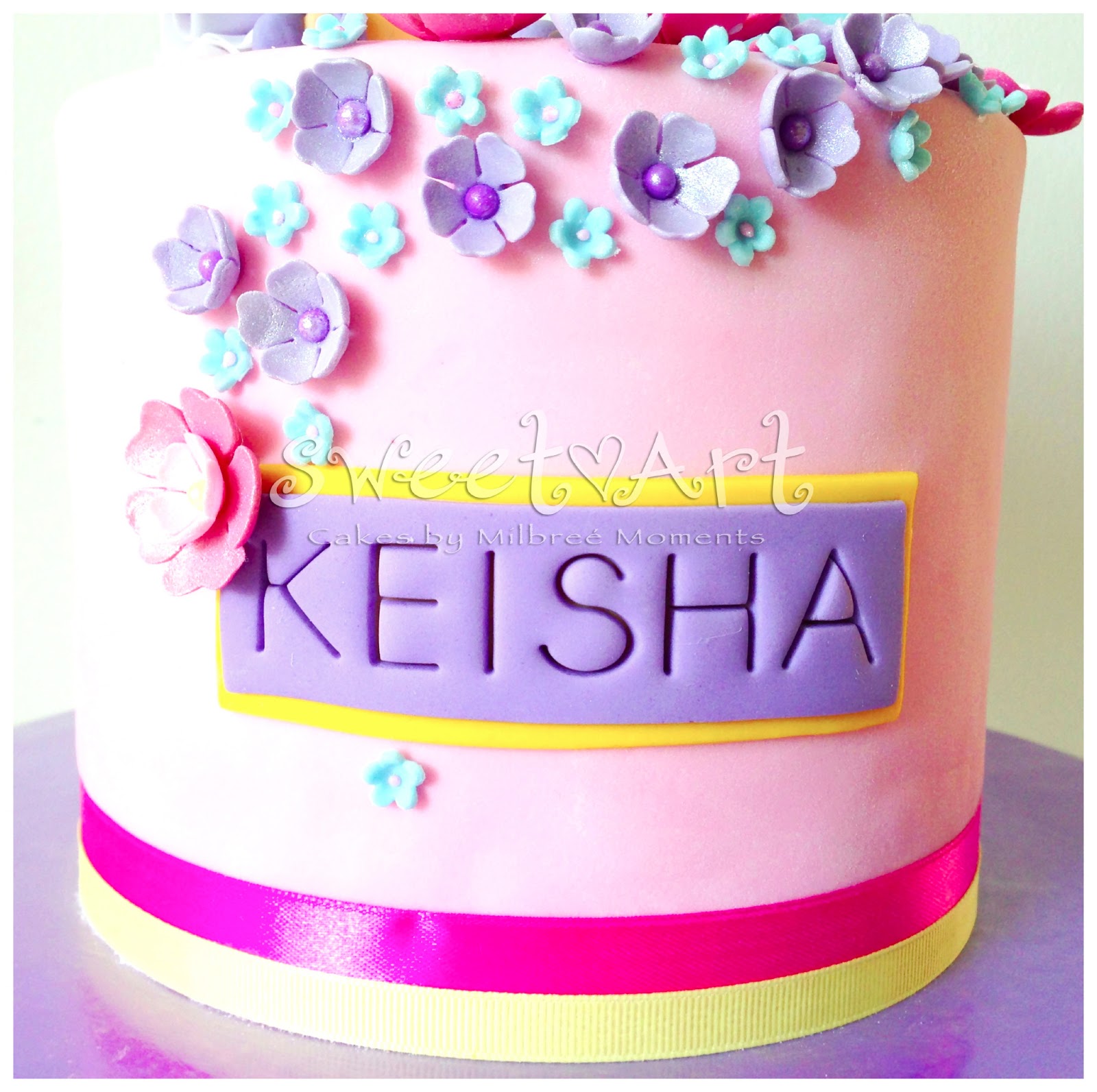 Sweet Art Cakes by Milbreé Moments: Keisha's Ballerina 4th Birthday Cake