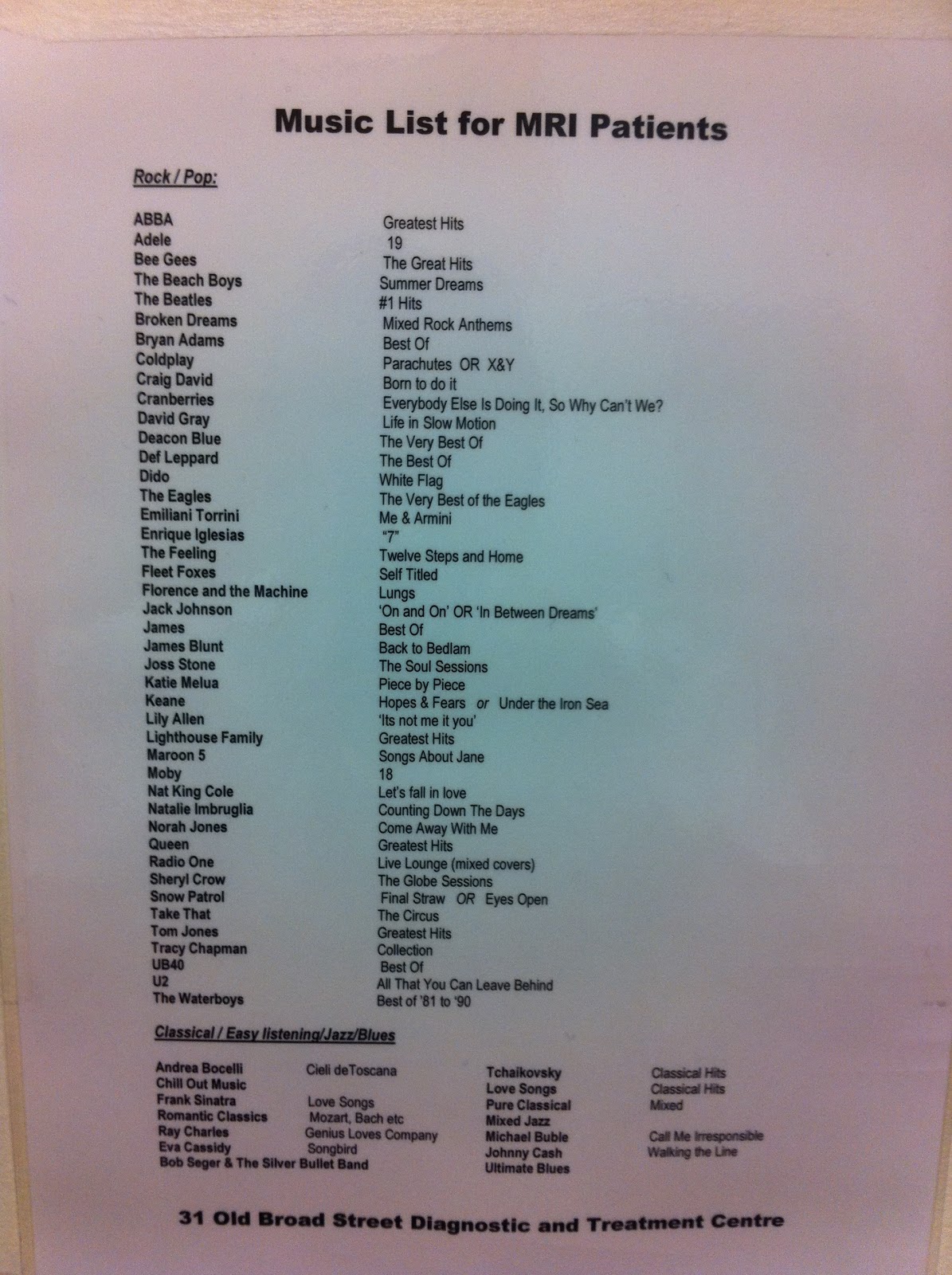 The Jogging Hippo's Jog Blog: What does MRI stand for?