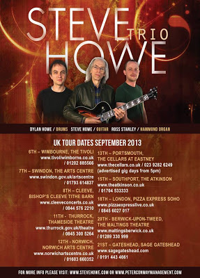 Steve Howe: Trio tour dates