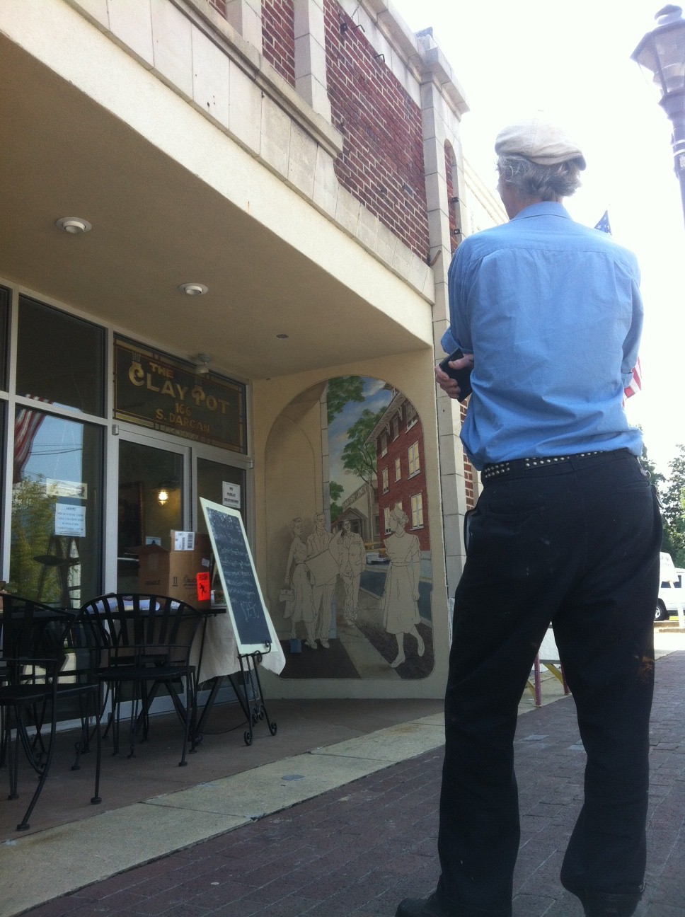 pee dee arts...: Update on the Robert Garey Mural at the Clay Pot in ...