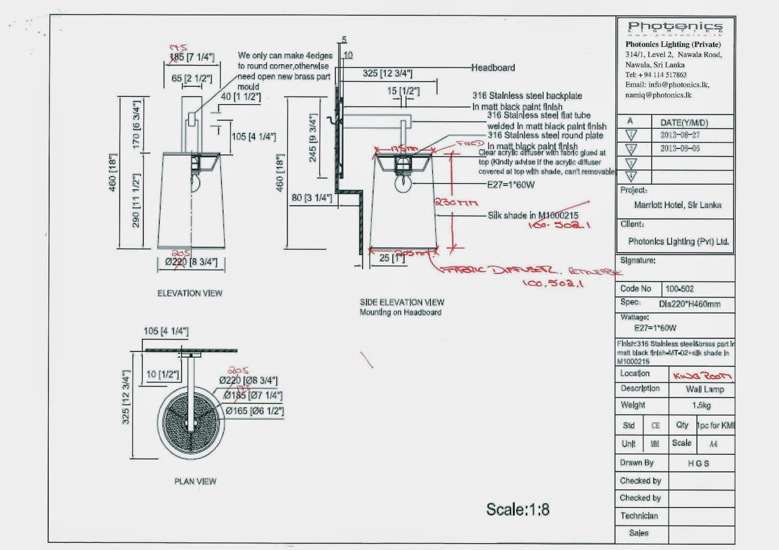 Marriott Resort Weligama Bay: Lighting Design details and shop drawings ...