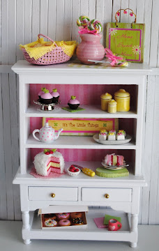 Little Things By Anna: Miniature Bakery Case Filled With Sweets...