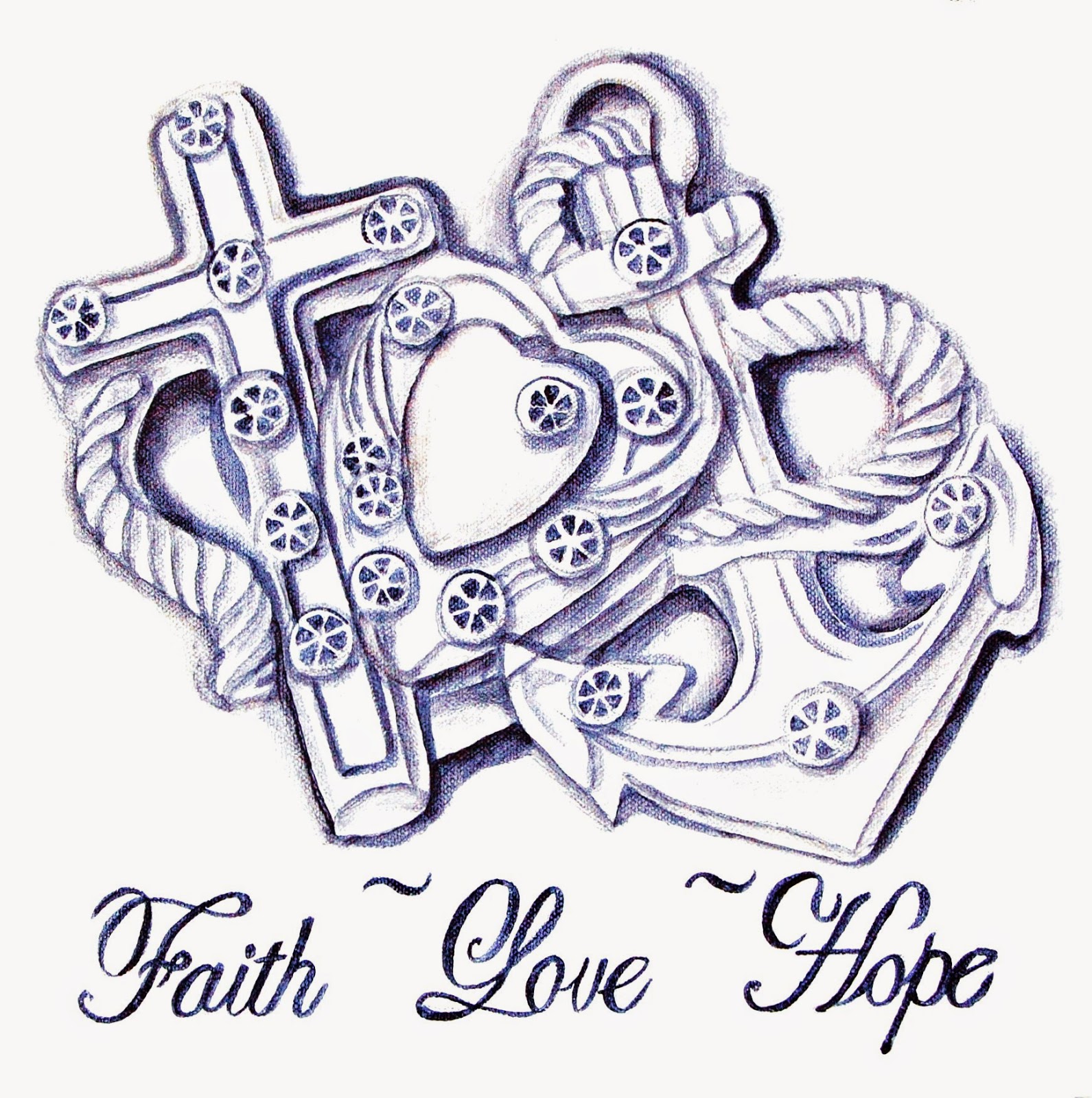 Coastal Art ~ Loran Chavez: Faith~Love~Hope