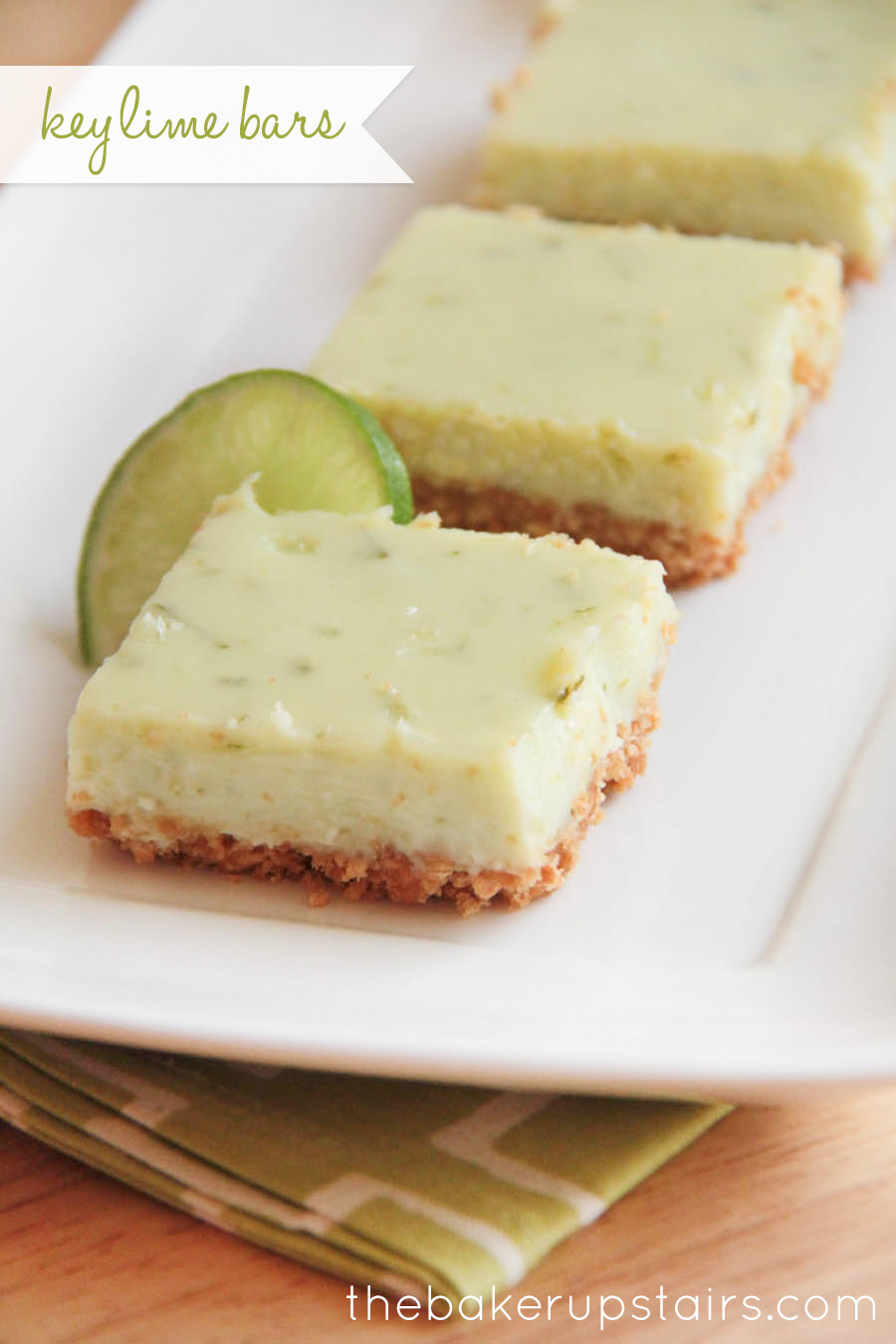 key lime bars - The Baker Upstairs