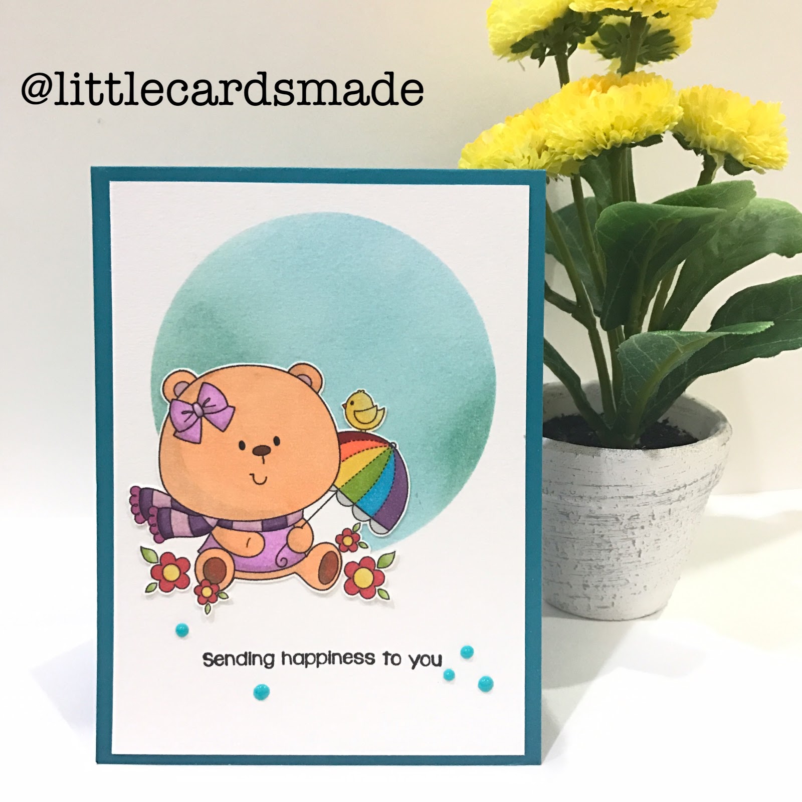 Little Cards Made: Lovely Rainy Day