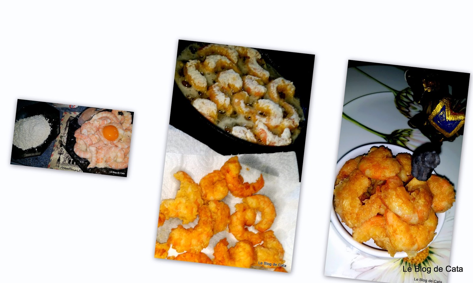 Le blog de Cata: Crevettes panées