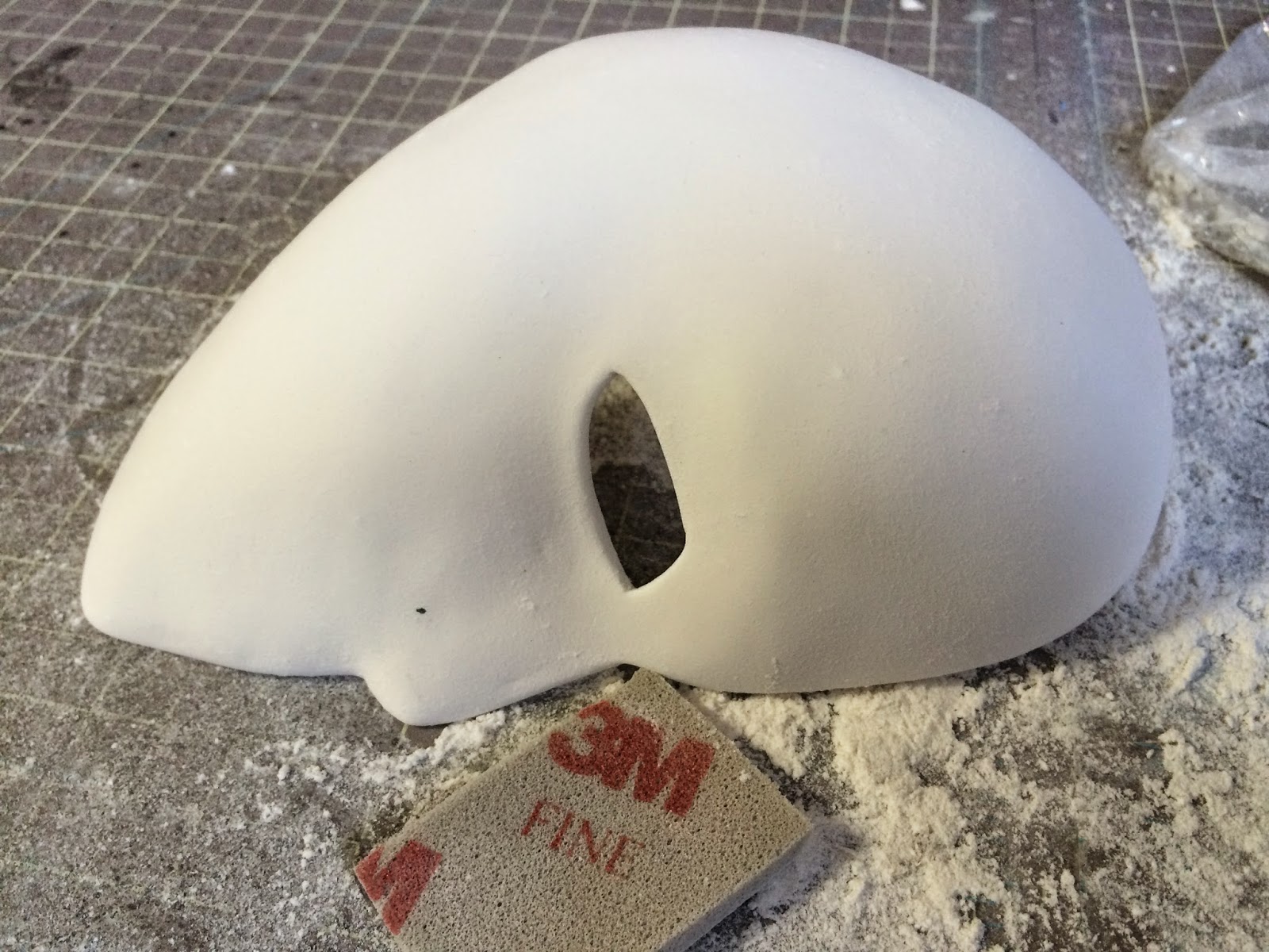 Creative Paperclay® air dry modeling material: Tears Masquerade Mask ...