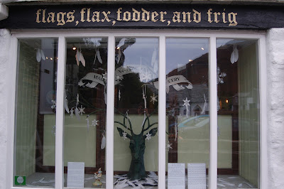 New window display for winter - Museum of Witchcraft and Magic