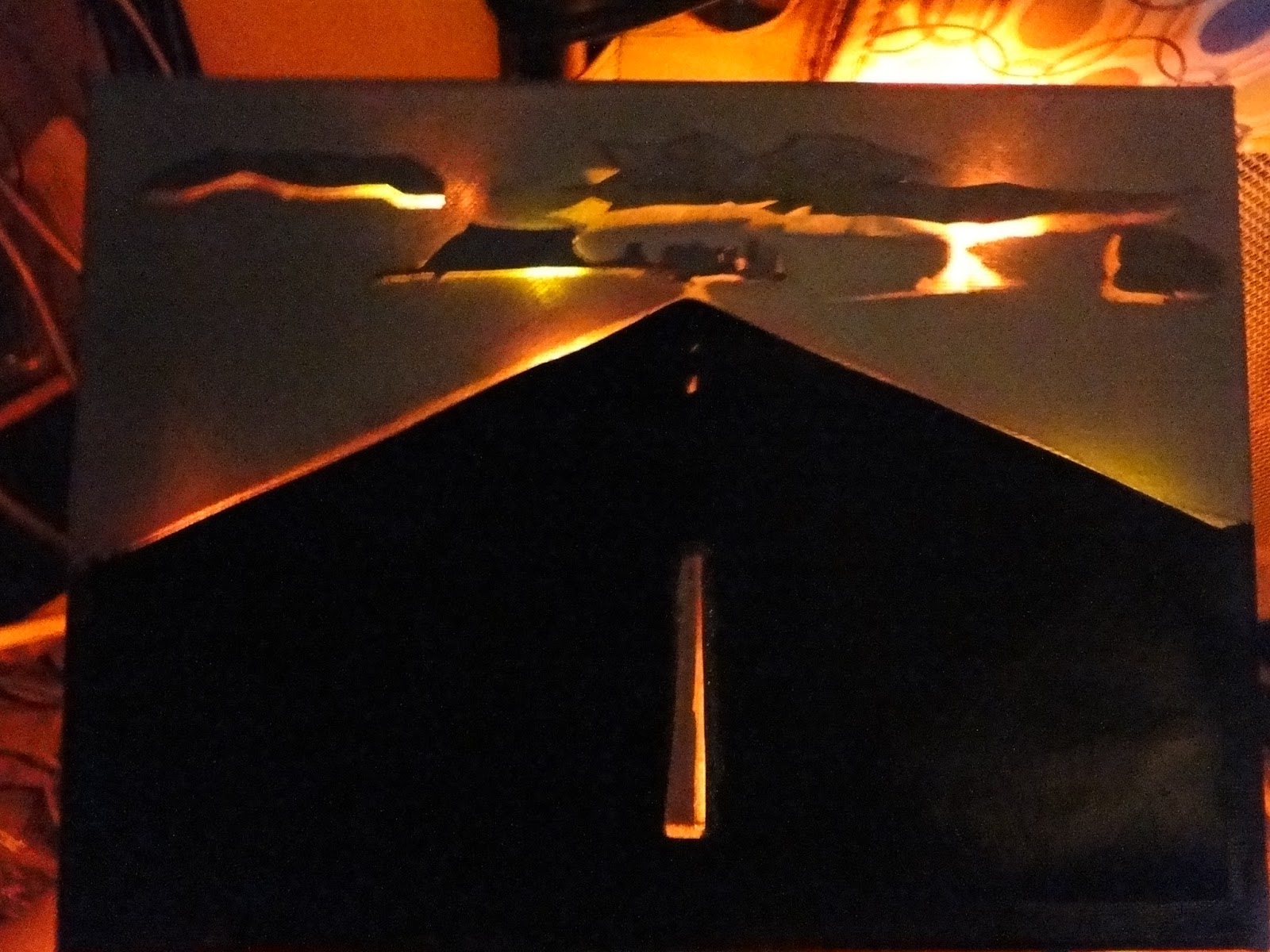 Mistress of my Domain: Backlit Paintings