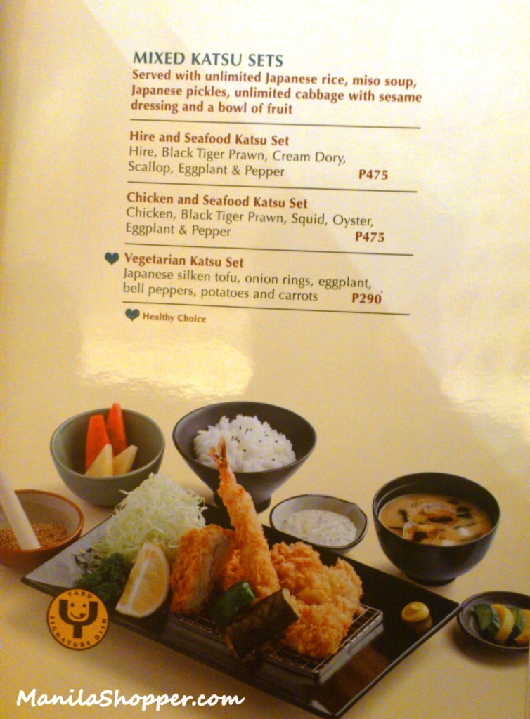 Manila Shopper: The Katsu-goodness in Yabu