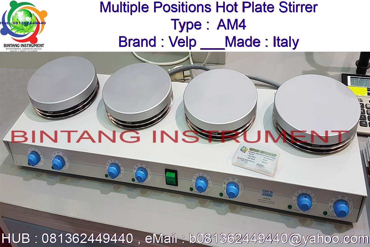 BINTANG INSTRUMENT : 081362449440 Jual Multi Hotplate Stirrer VELP ...