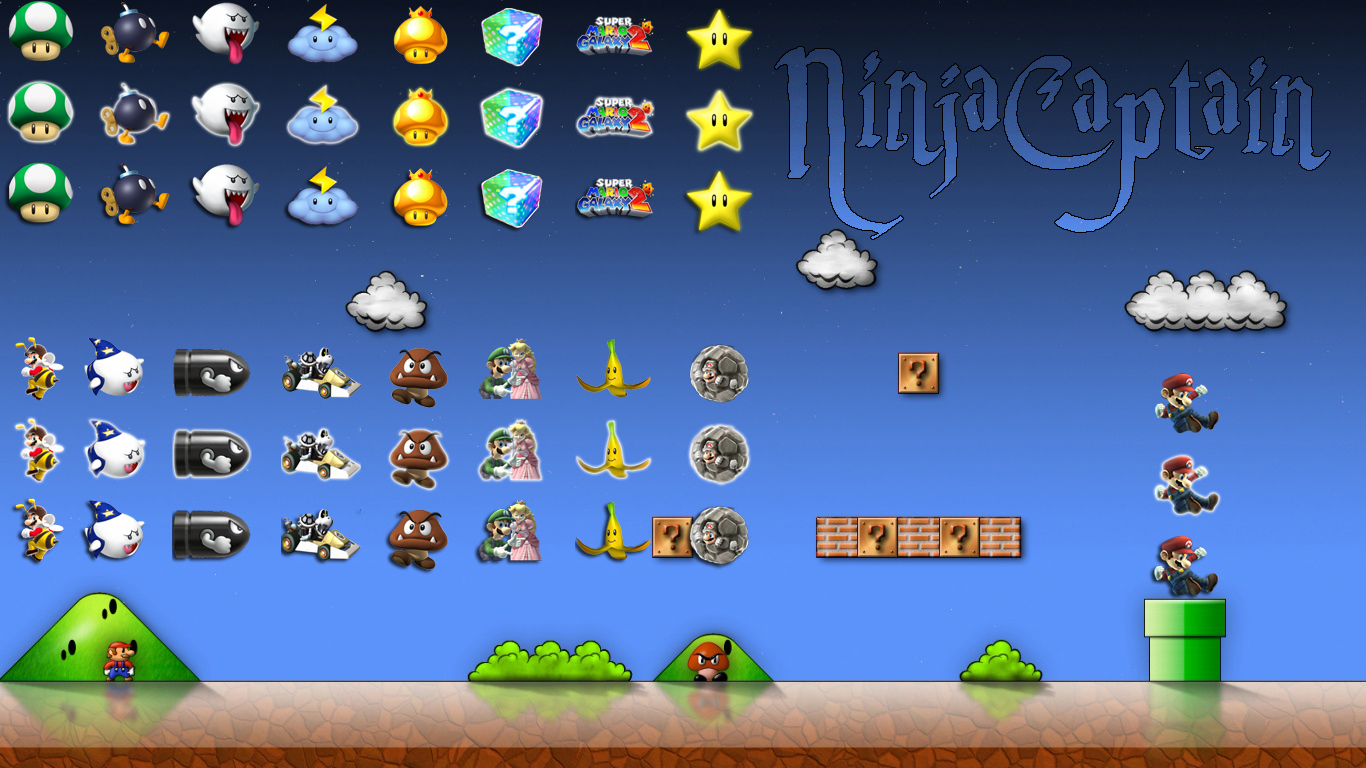 Windows 7 Start Orbs: Super Mario Orb Pack