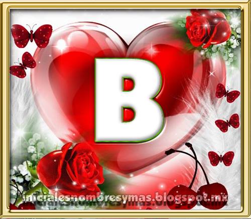 Iniciales Nombres y Más: Hermoso corazón con iniciales