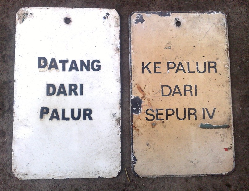 ENAMEL RAMBU - RAMBU KERETA API (TERJUAL)