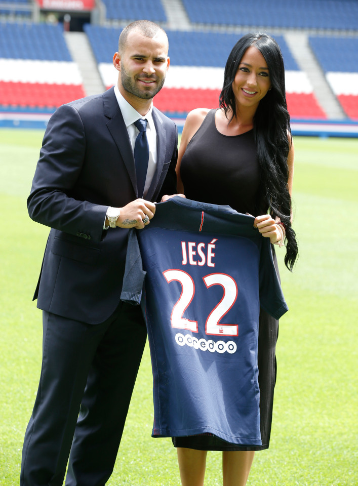 The stunning girlfriend of Spain striker Jese upstages £21.2m star’s ...