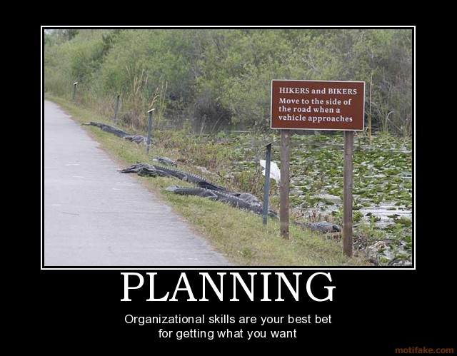 The C4Leader Blog: Wacky Wednesday - Planning